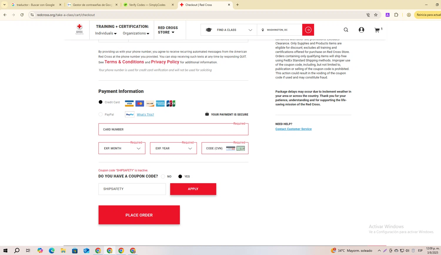 American Red Cross Promo Codes - 10% Off Aug 2025