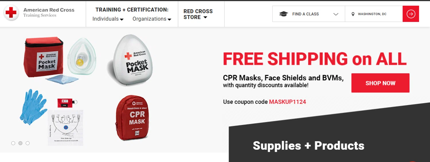 American Red Cross Coupon Codes - 10% Off | December 2024