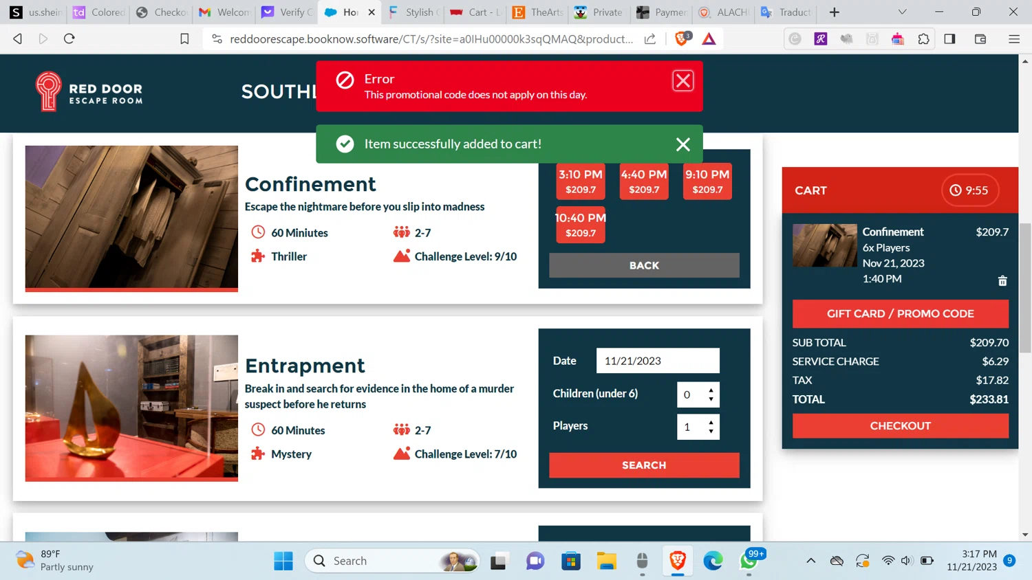 Red Door Escape Room Coupons - 15% Off | October 2024