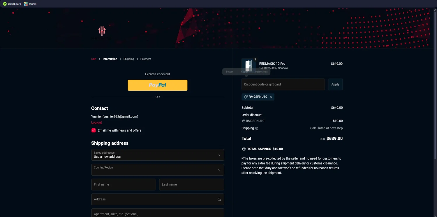 REDMAGIC Promo Codes - $10 Off (3 Verified) Nov 2025
