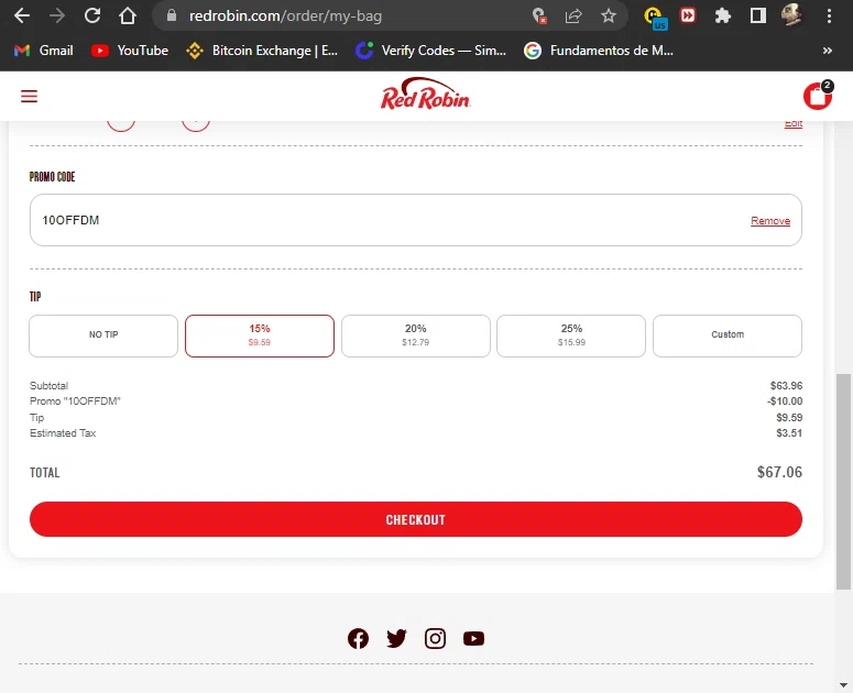 Red Robin Promo Codes - 50% Off | September 2024