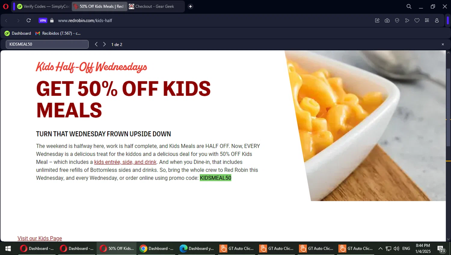 Red Robin Promo Codes - 50% Off | January 2025