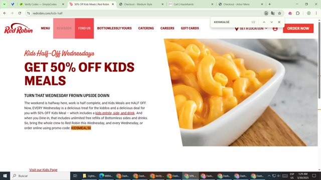 Red Robin Promo Codes - 50% Off Coupons Sep 2025