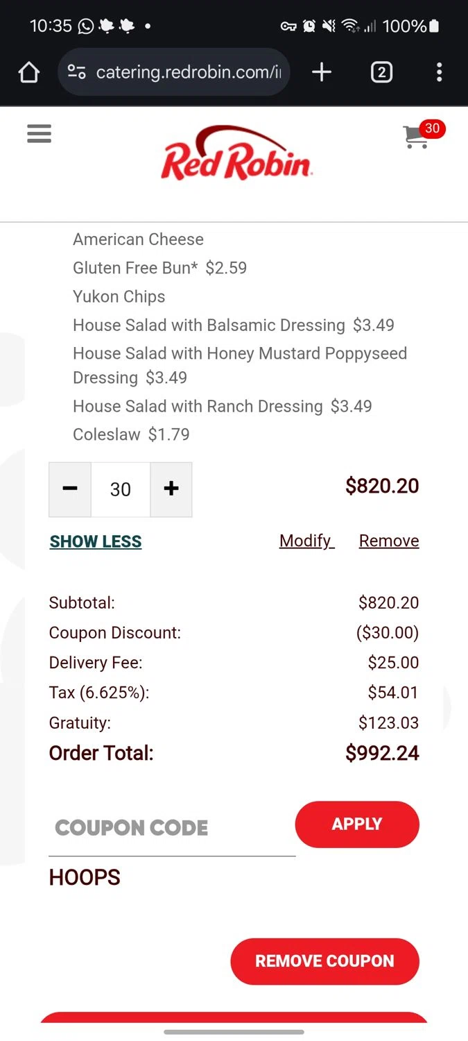 Red Robin Promo Codes - 20% Off (2 Verified) Dec 2025