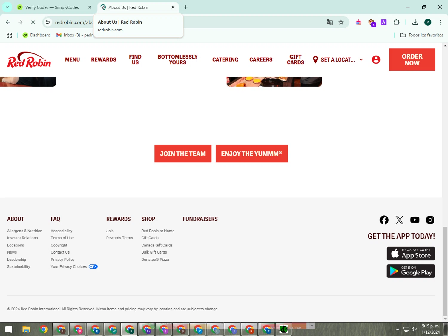 Red Robin Promo Codes - 50% Off | January 2025