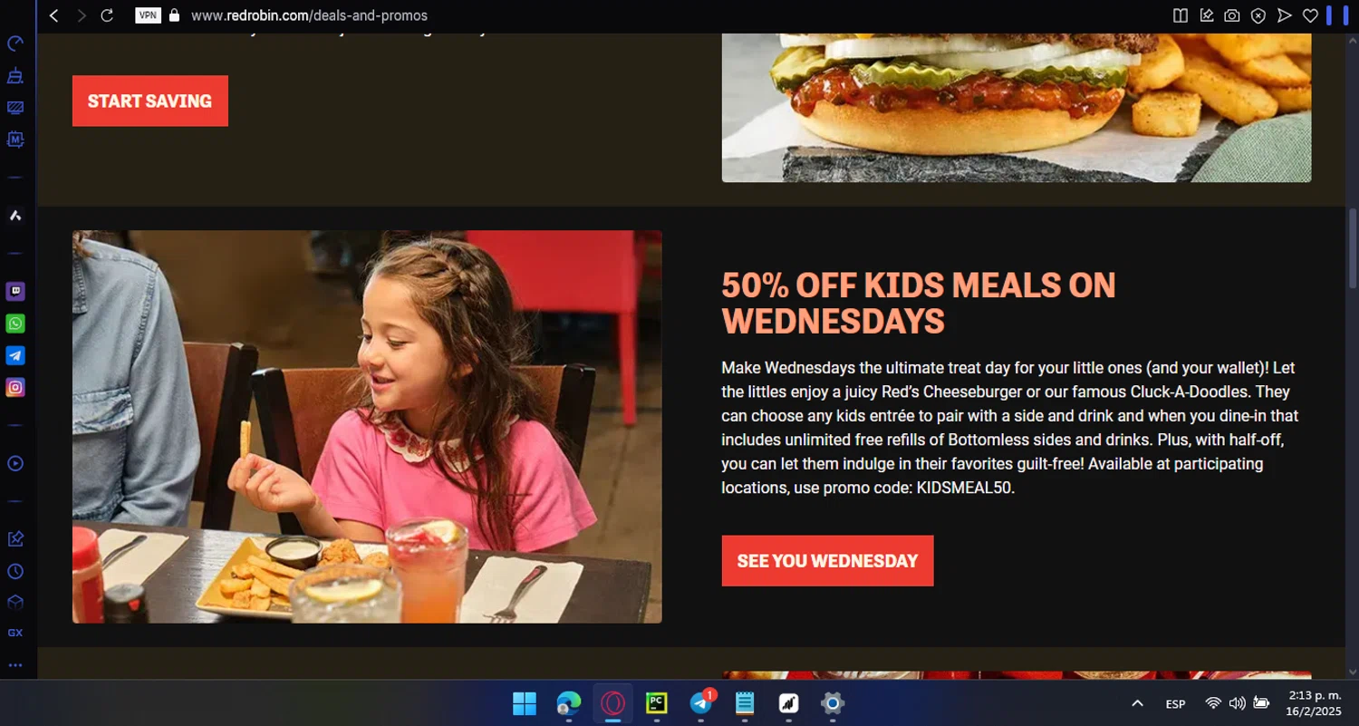Red Robin Promo Codes - 20% Off (2 Verified) Dec 2025