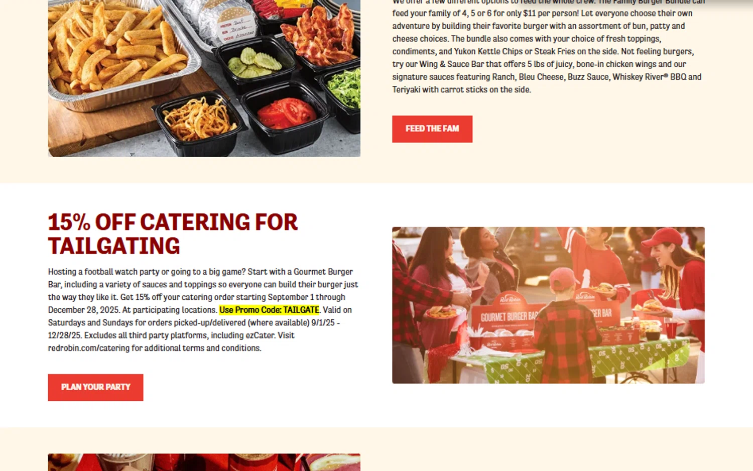 Red Robin Promo Codes - 20% Off Coupons Mar 2026
