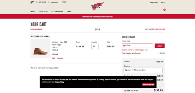 Red Wing Shoes Promo Codes - $30 Off Jun 2025