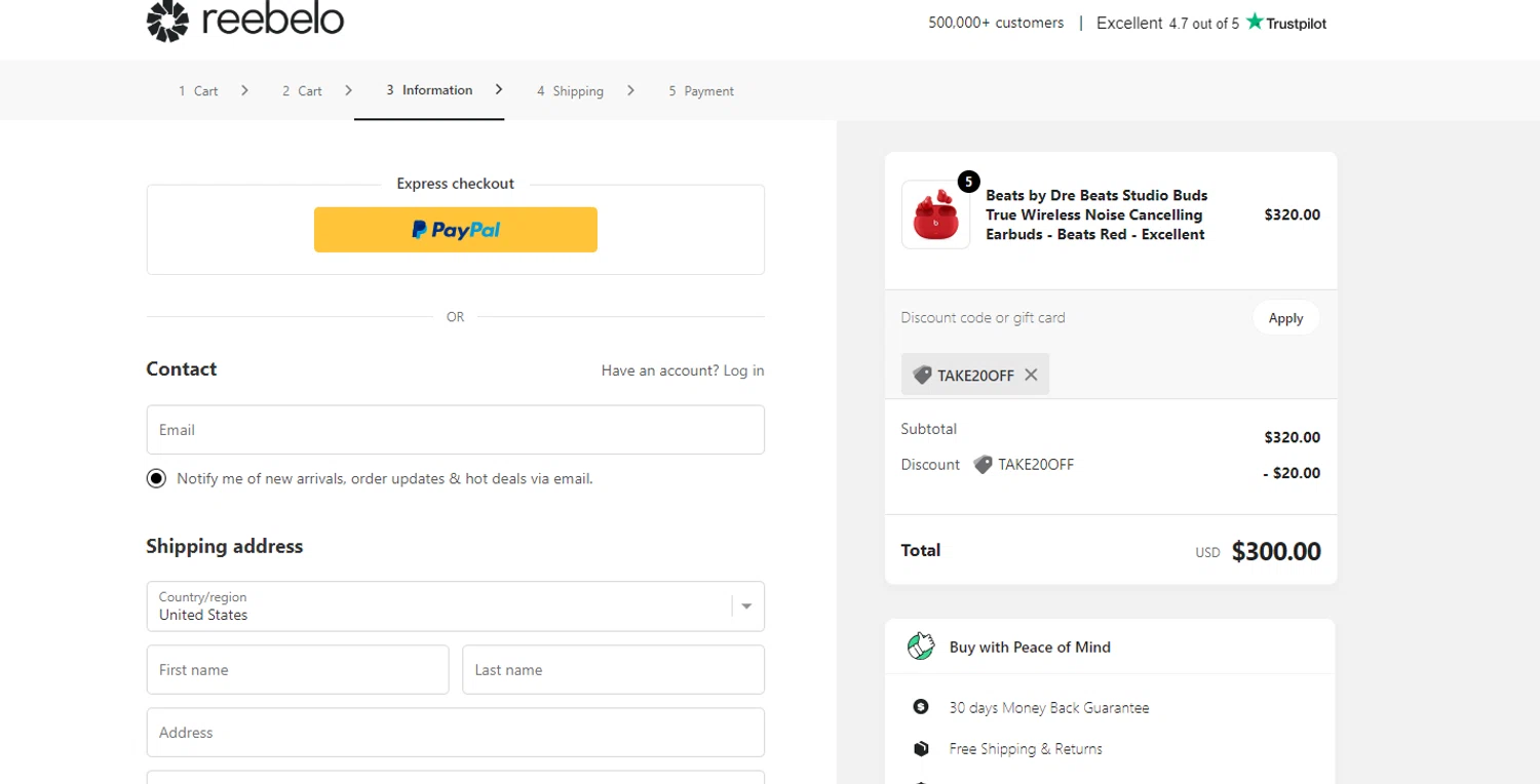 Reebelo Discount Codes - $20 Off | August 2024