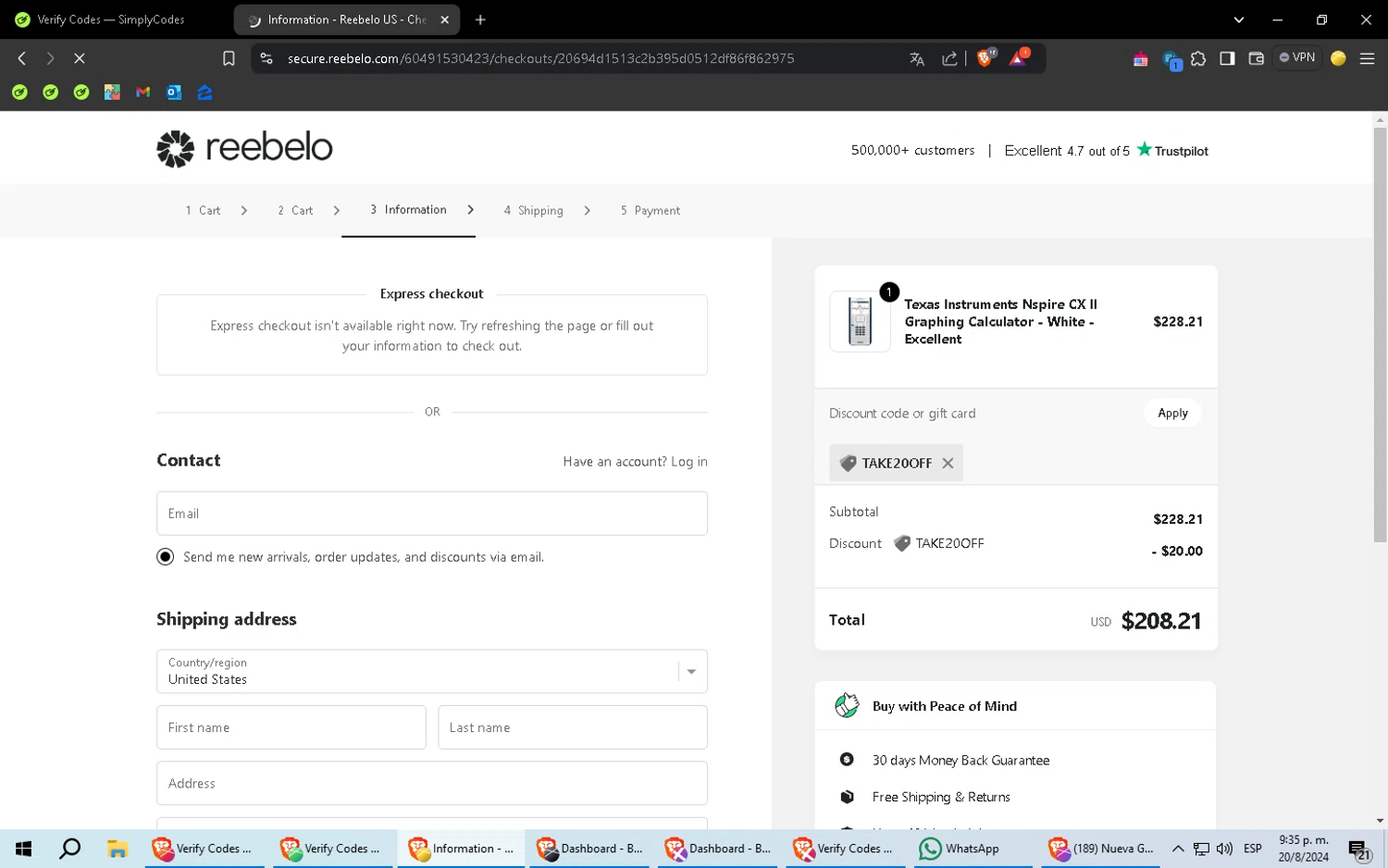 Reebelo Discount Codes - up to $50 Off | October 2024
