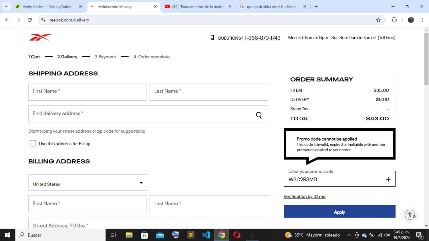 Reebok Promo Codes - 55% Off | December 2024