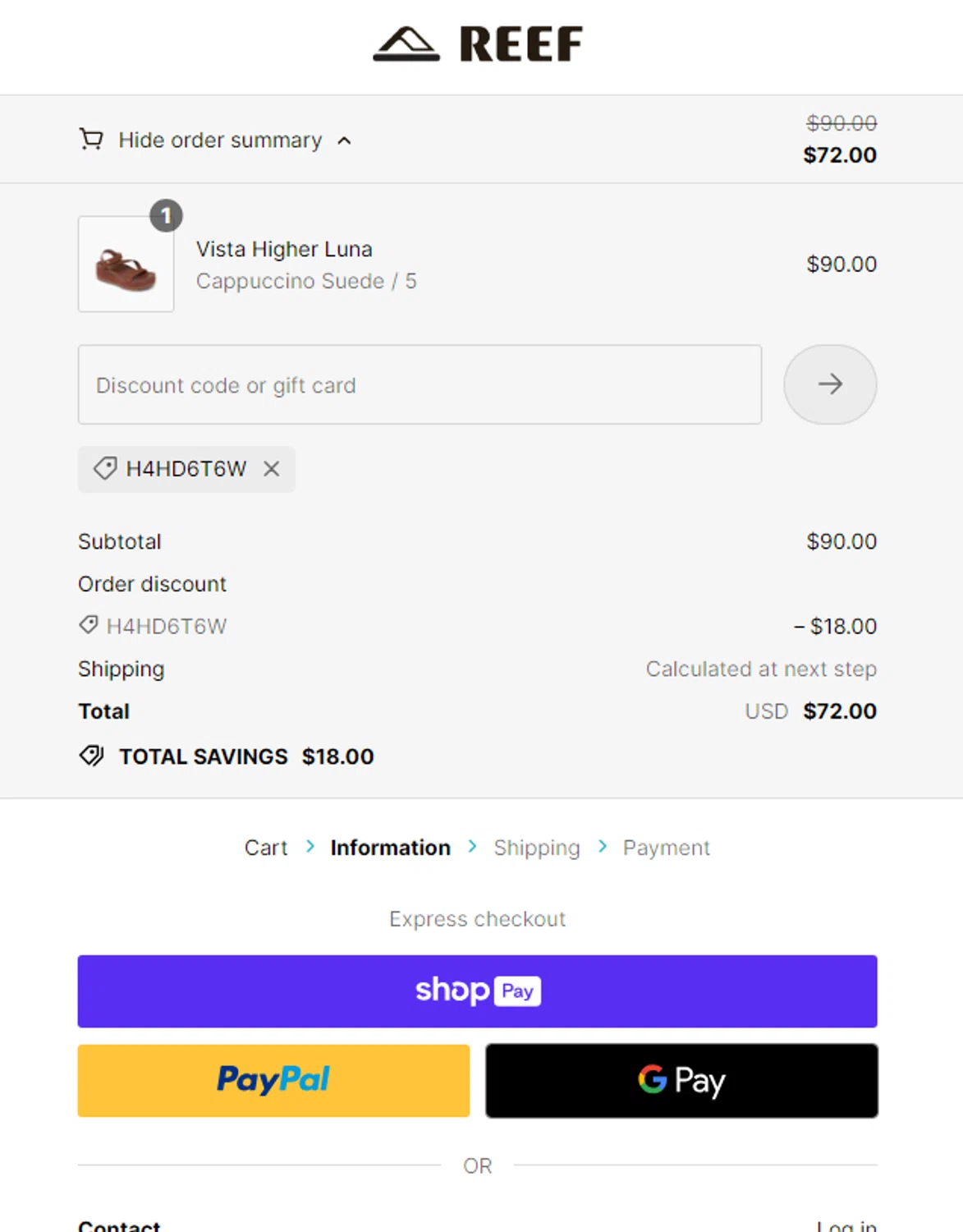 Reef Discount Codes - 20% Off | September 2024