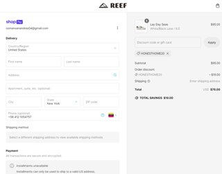 Reef Discount Codes - 25% Off | January 2025
