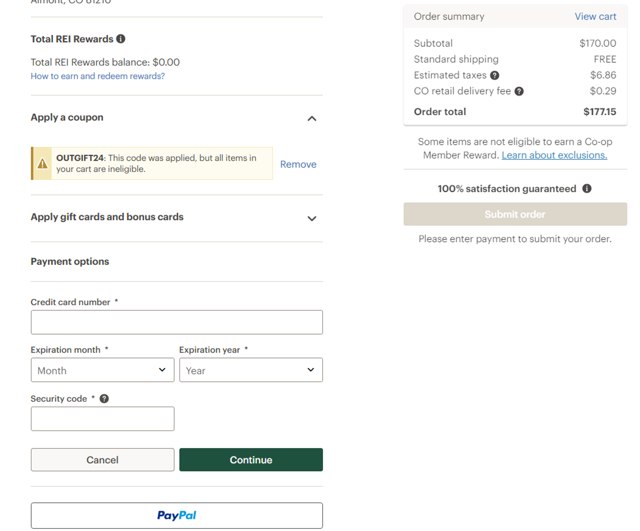 REI Coupon Codes (1 Verified) - 25% Off + Free Ship Apr 2025