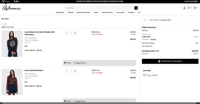 Reitmans Discount Codes - 25% Off (5 Verified) Oct 2025