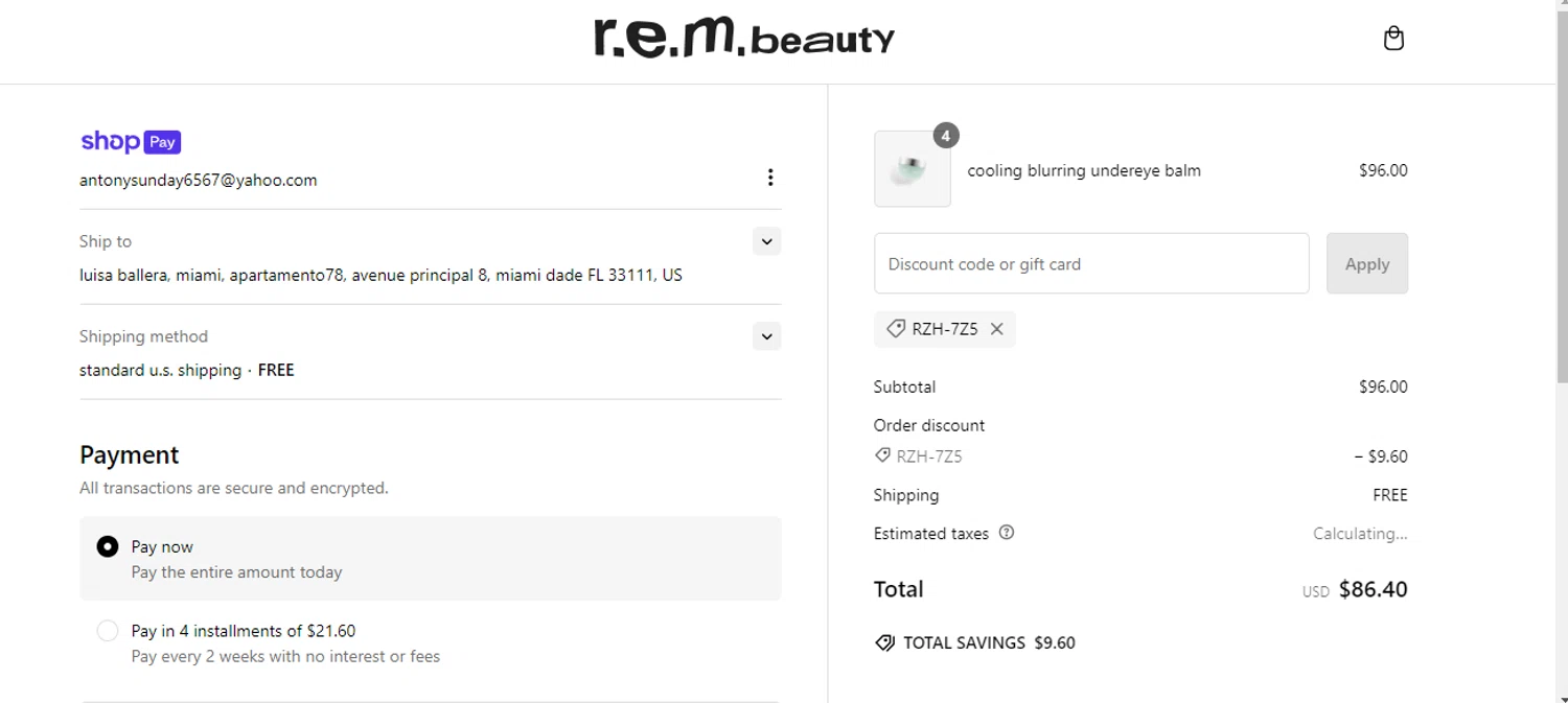 rem beauty Discount Codes & Black Friday 2024 Deals - 10% Off