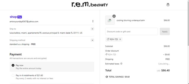 rem beauty Discount Codes - 10% Off | December 2024