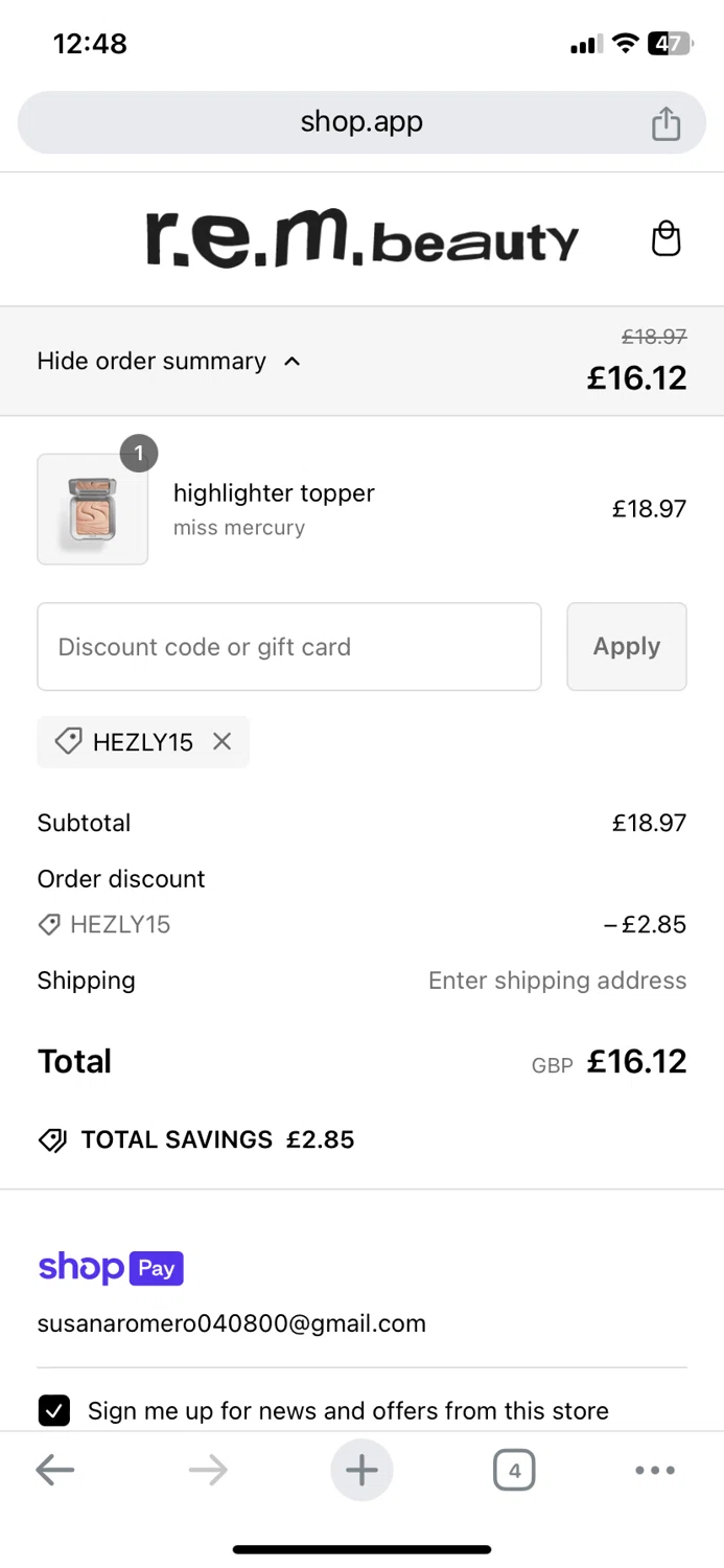 rem beauty Discount Codes - 15% Off | September 2024