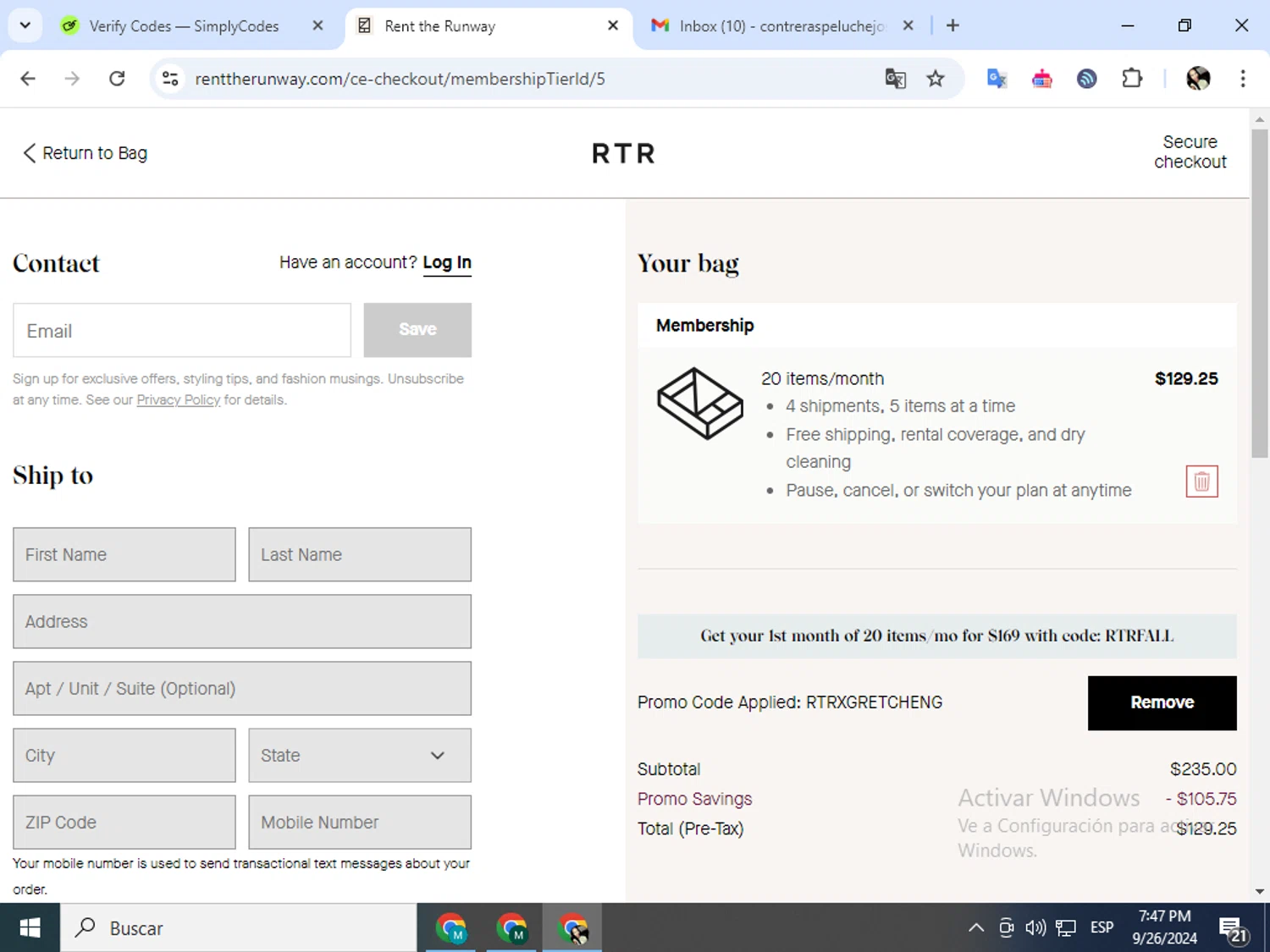 Rent the Runway Promo Codes - 45% Off | October 2024