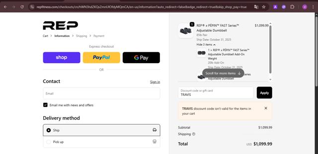 Rep Fitness Promo Codes (1 Verified) - 10% Off Oct 2025