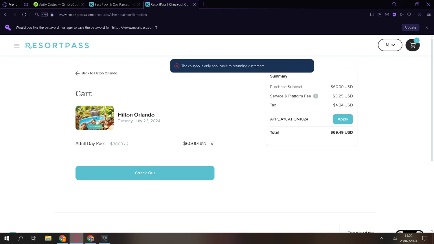 ResortPass Promo Codes – 15% Off | July 2024