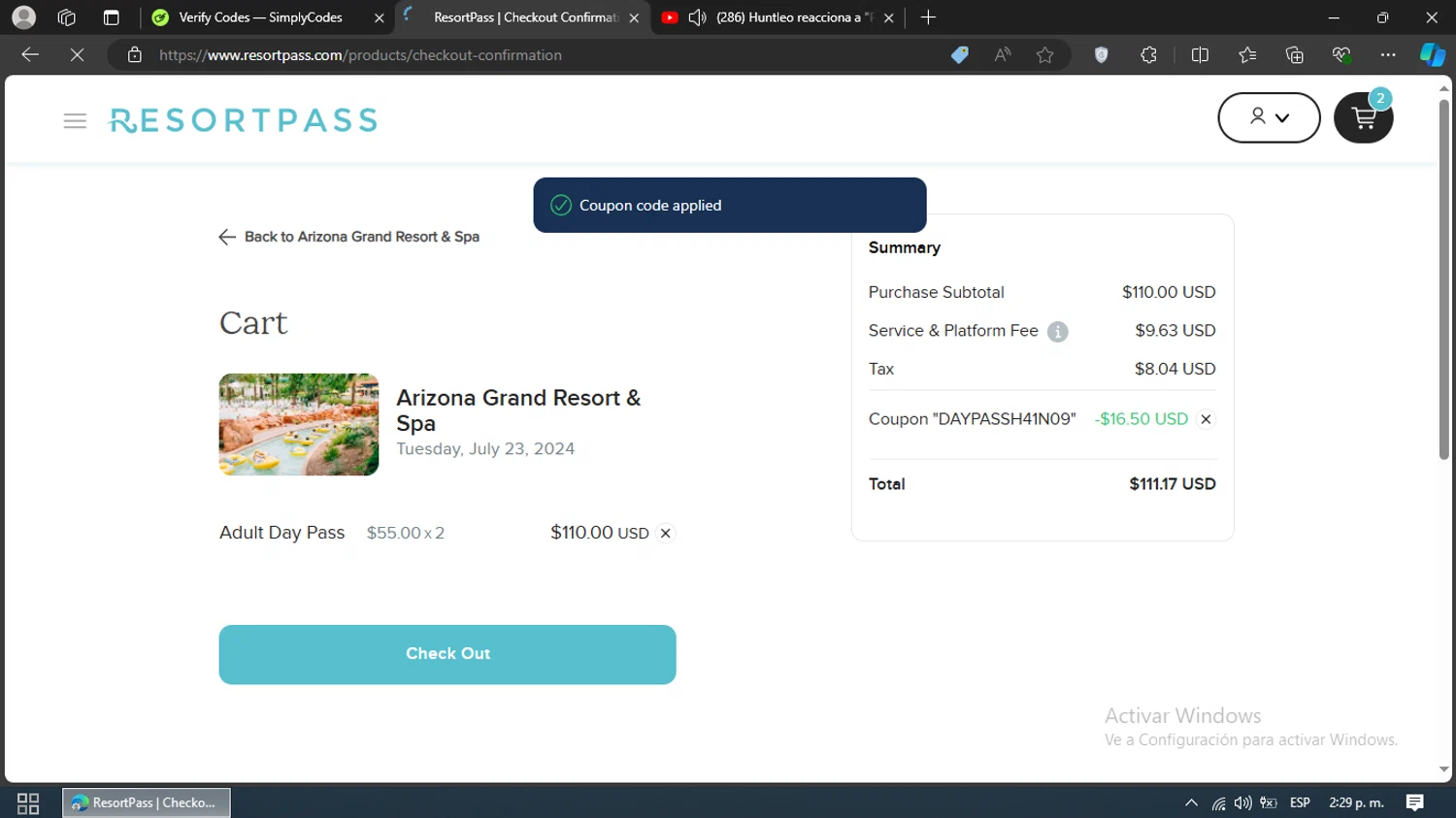 ResortPass Promo Codes – 15% Off | July 2024