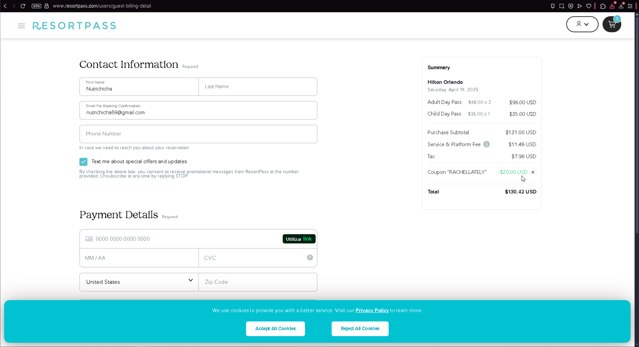 ResortPass Promo Codes - $20 Off Coupons May 2025