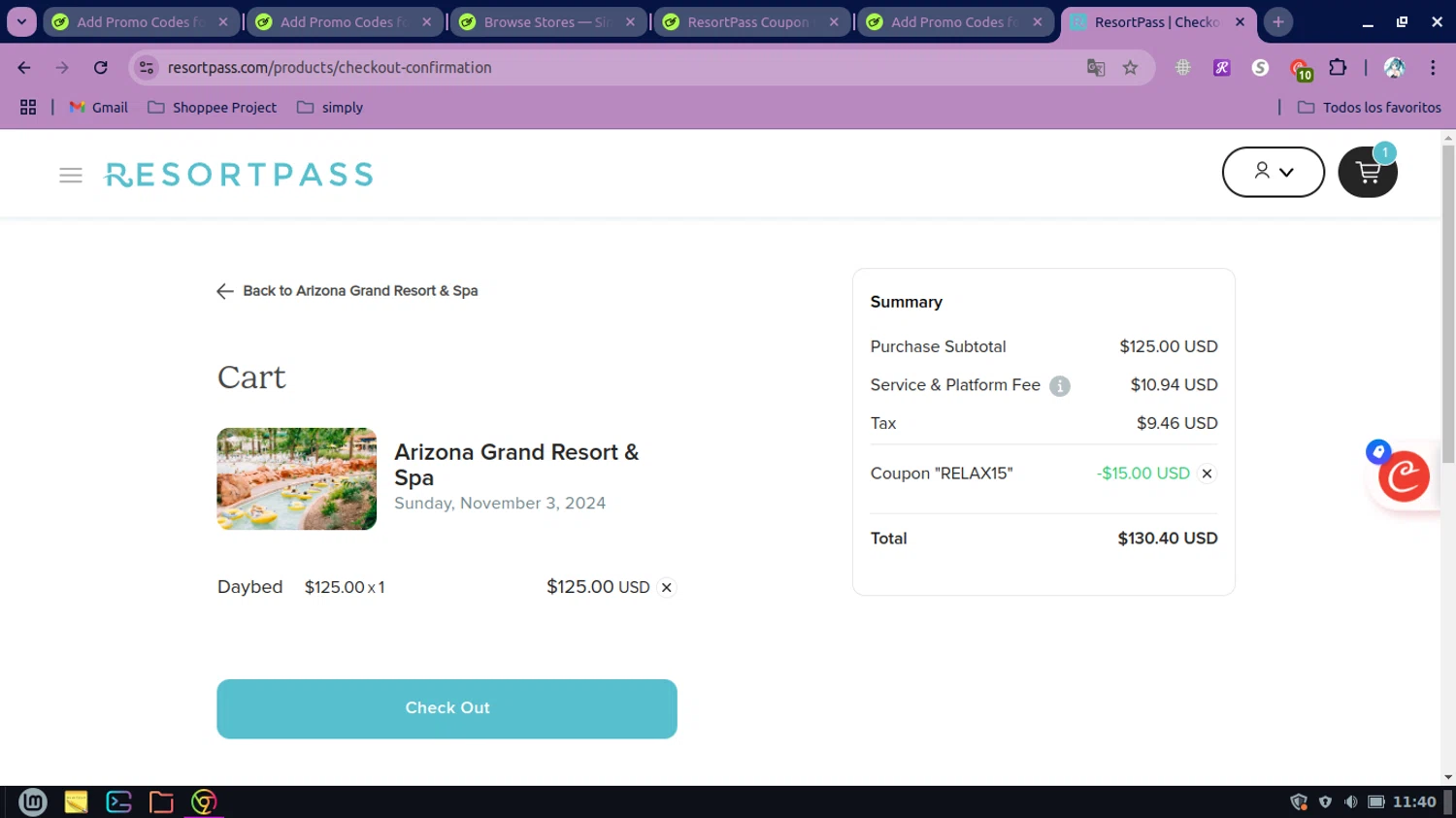 ResortPass Coupon Codes - $15 Off | November 2024