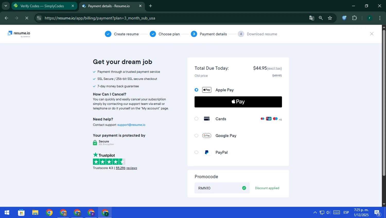 Resume.io Promo Codes - 10% Off (4 Verified) Dec 2025