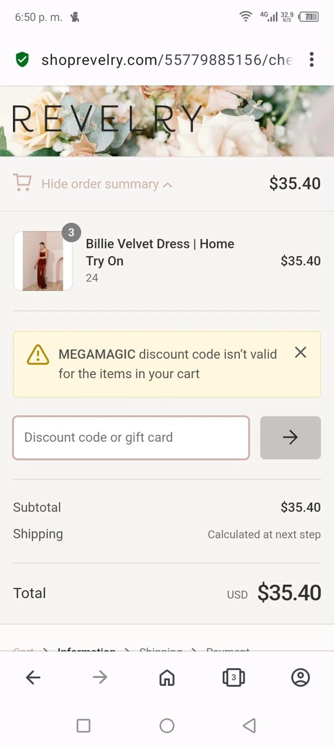 Revelry Dresses Discount Codes - $3 Off | September 2024