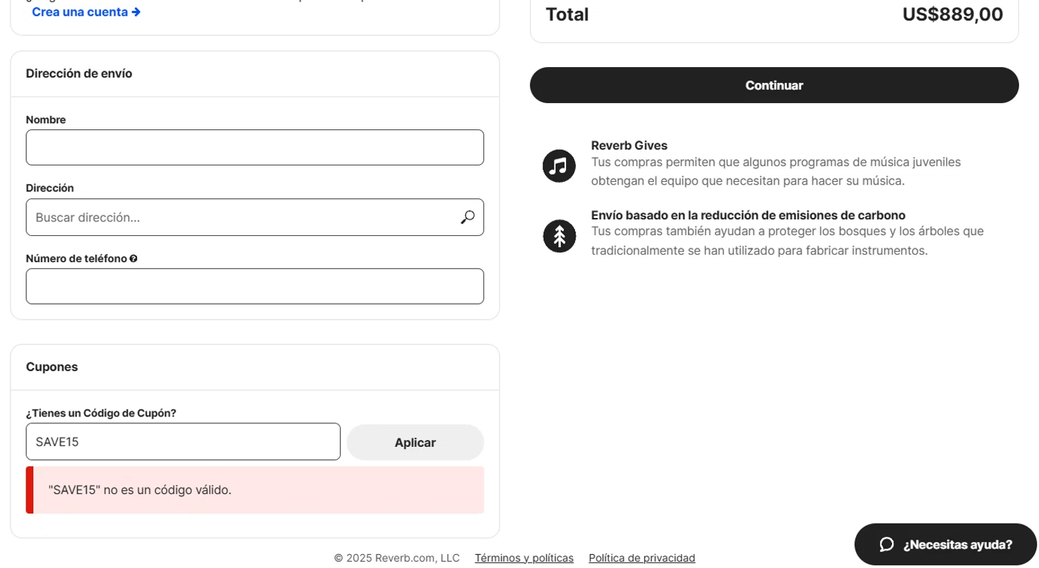 Reverb Discount Codes - $10 Off (1 Verified) Sep 2025