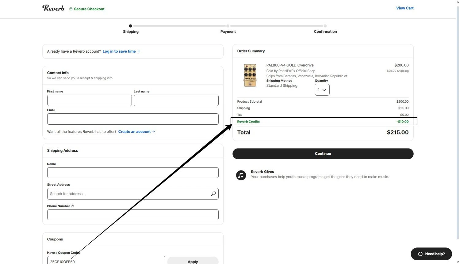 Reverb Discount Codes - $10 Off (1 Verified) Aug 2025