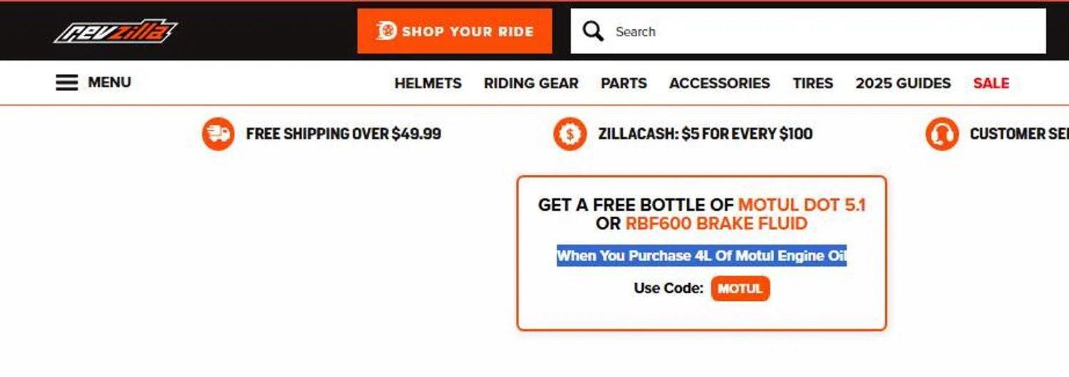 Revzilla Discount Codes - 10% Off (3 Verified) Oct 2025