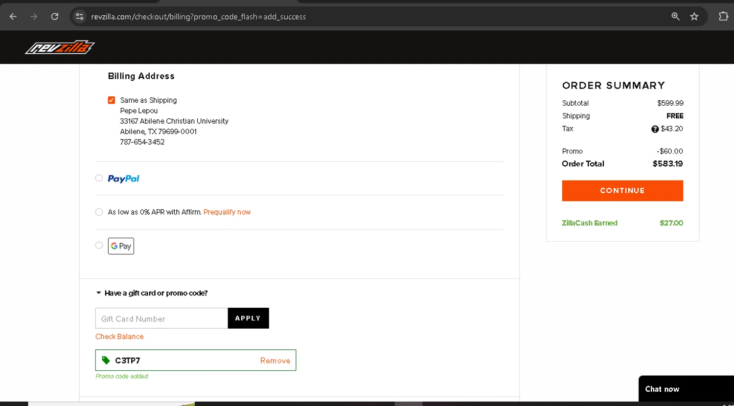 Revzilla Promo Codes - 10% Off | October 2024