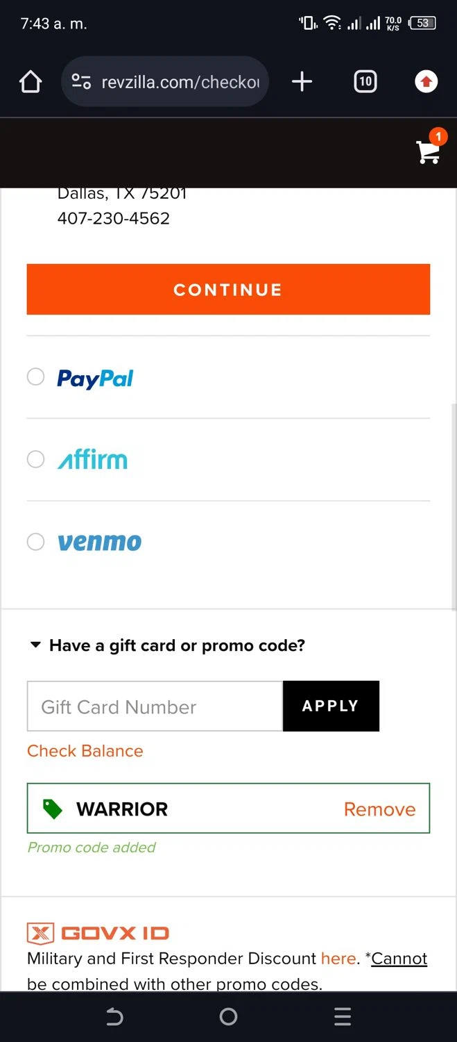 Revzilla Promo Codes - 10% Off | September 2024