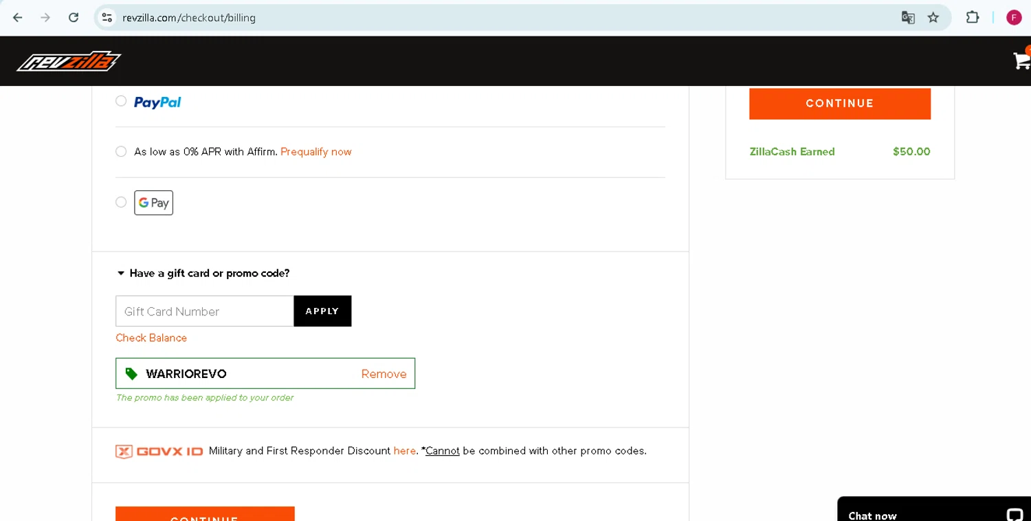 Revzilla Promo Codes - $50 Off | December 2024