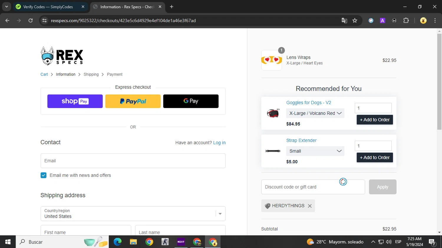 Rex Specs Promo Codes – 20% Off | May 2024