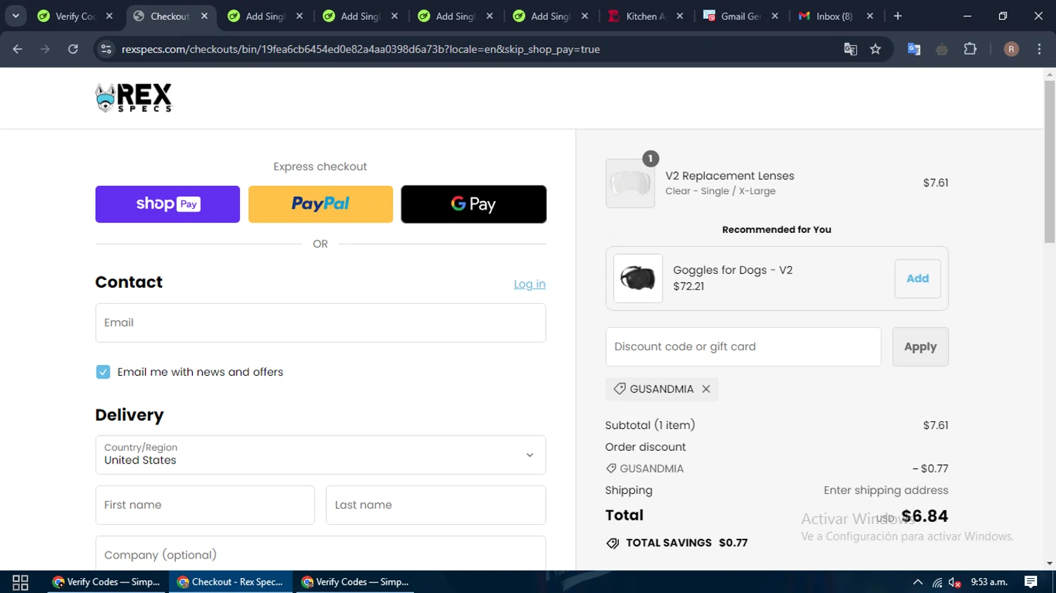 Rex Specs Discount Codes - 20% Off | September 2024