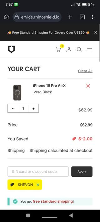 RhinoShield Promo Codes (3 Verified) - 10% Off Oct 2025