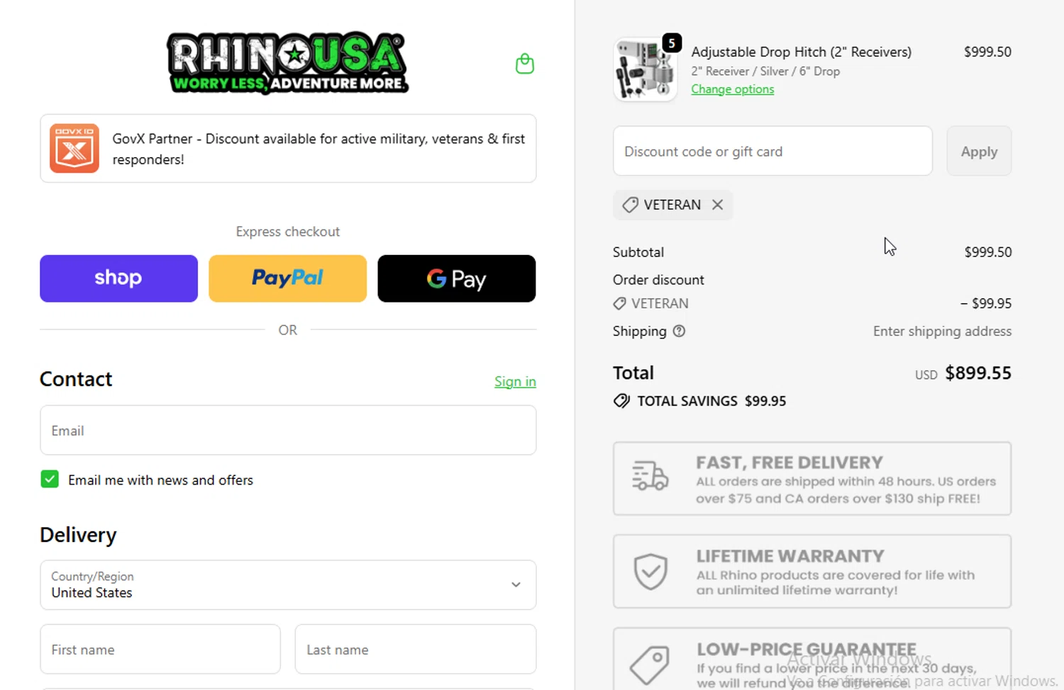 Rhino USA Promo Codes - 40% Off (613 Verified) Dec 2025