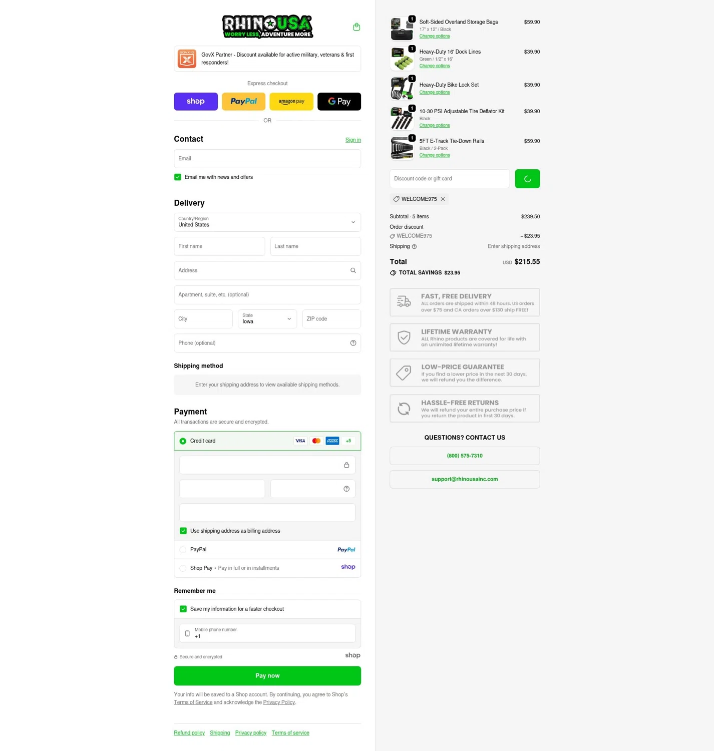 Rhino USA Promo Codes - 40% Off (611 Verified) Dec 2025