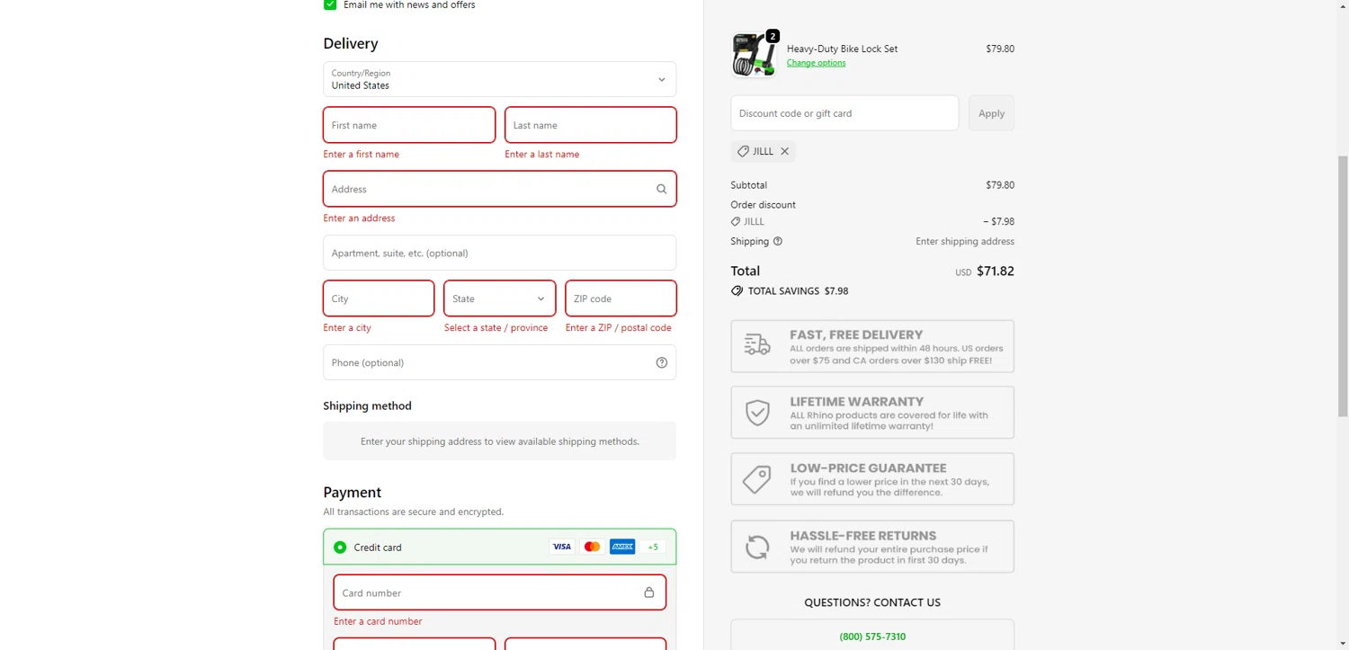 Rhino USA Promo Codes - 10% Off (624 Verified) Dec 2025