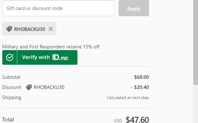 Rhoback Coupon Codes - 15% Off Discount Oct 2025