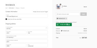 Rhoback Coupon Codes - 15% Off Discount Sep 2025