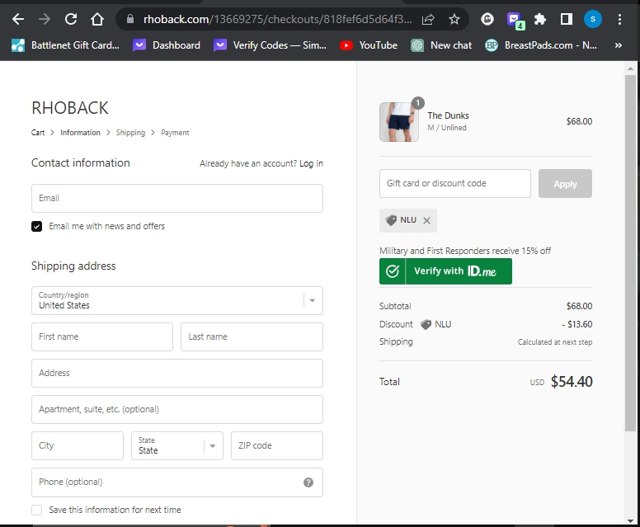 Rhoback Coupon Codes - 15% Off Discount Sep 2025