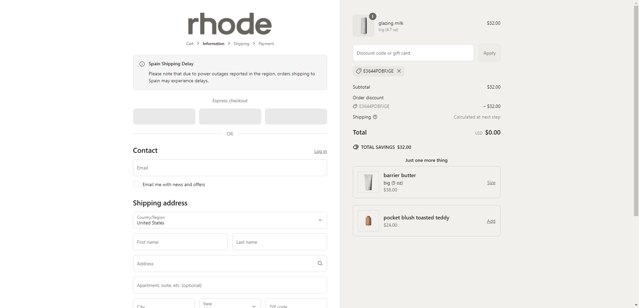 rhode skin Discount Codes (1 Verified) - 20% Off May 2025