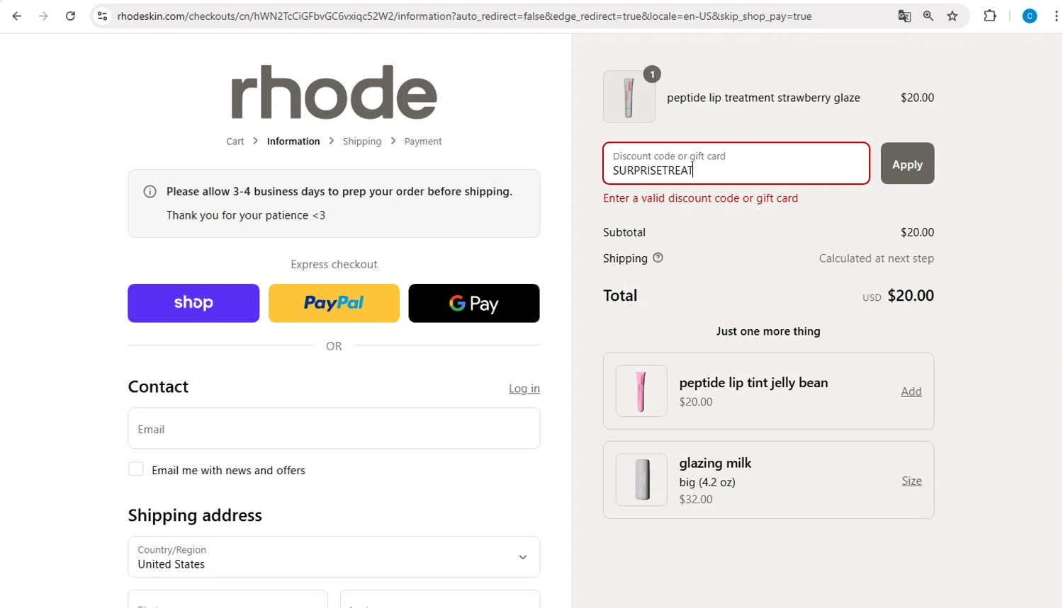 rhode skin Promo Codes (1 Verified) - 20% Off Oct 2025