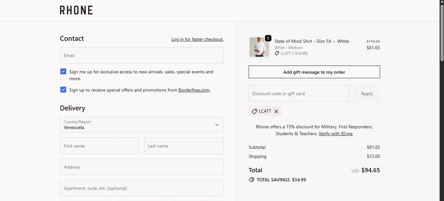 Rhone Promo Codes - 30% Off (3 Verified) Jan 2026