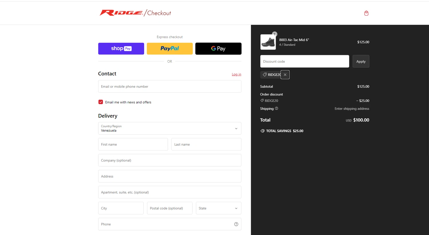 Ridge Discount Codes - 20% Off | November 2024