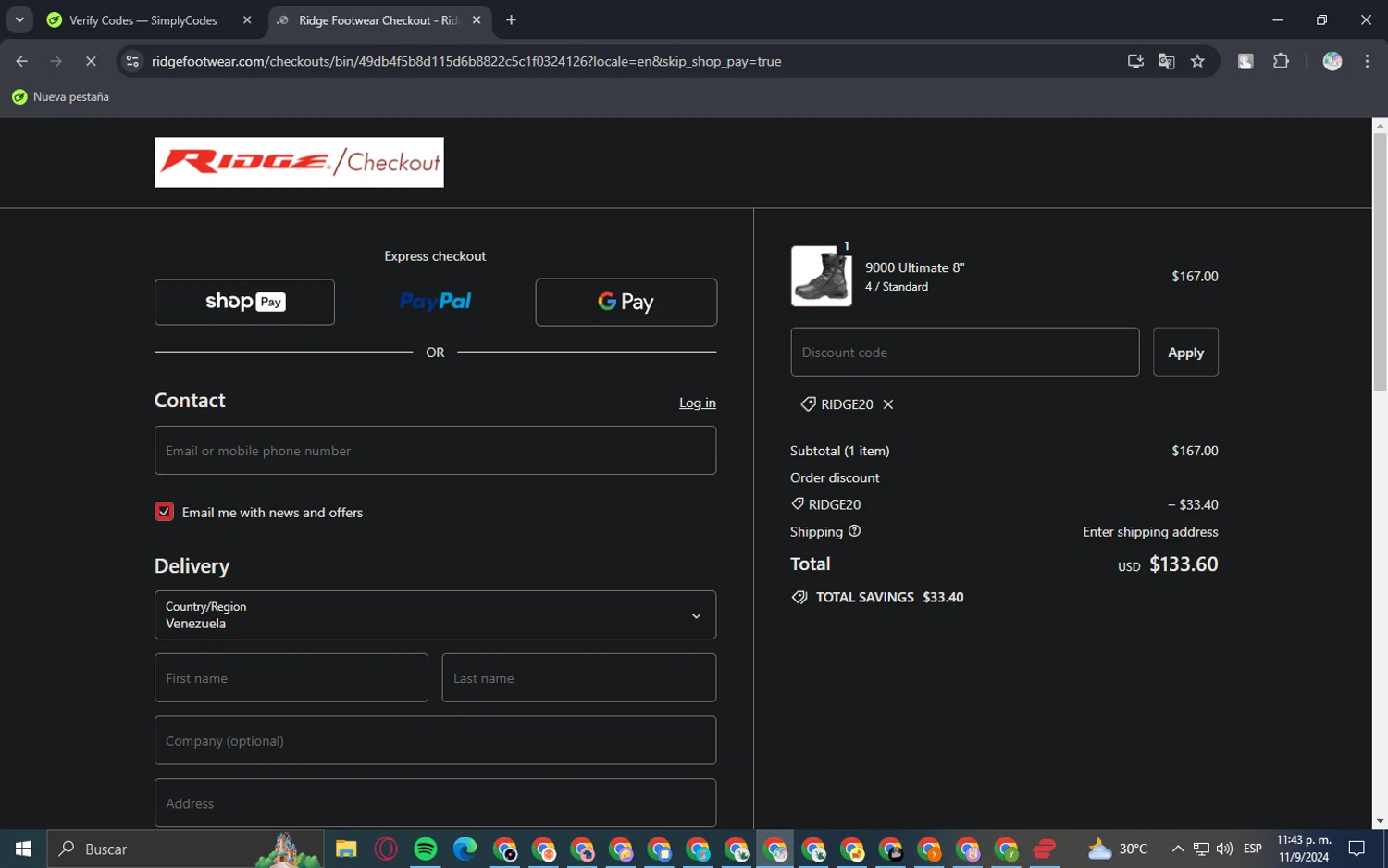 Ridge Discount Codes - 20% Off | November 2024